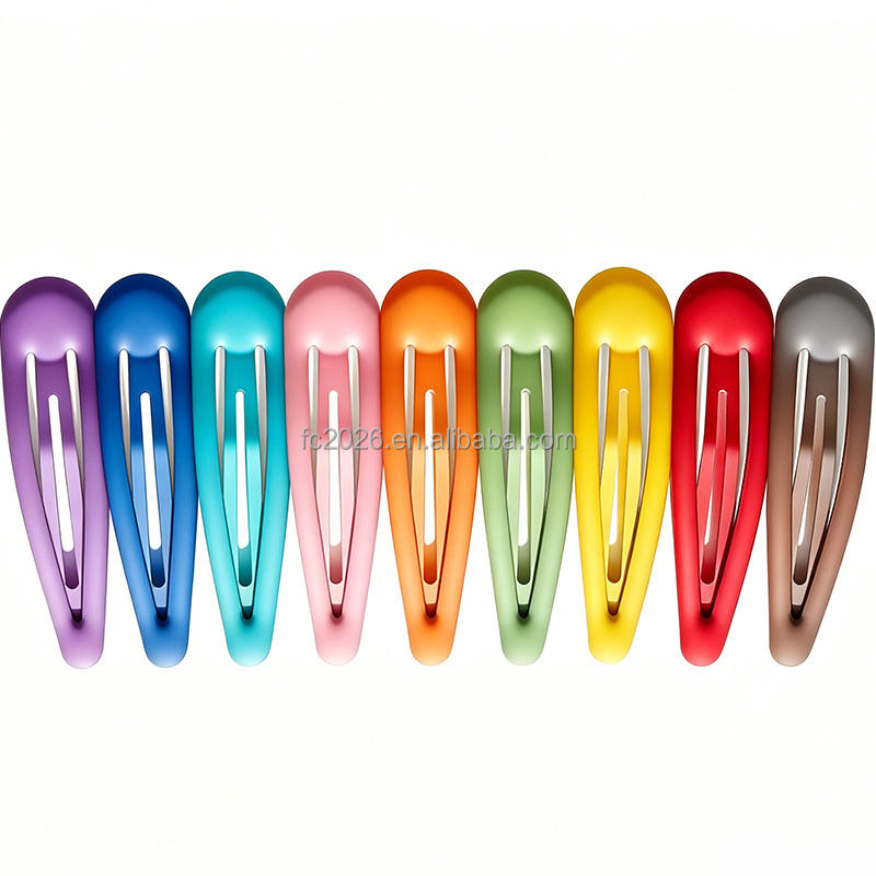 Candy Color Epoxy Hair Clips, Korean Style Custom Sweet Bangs Side ...