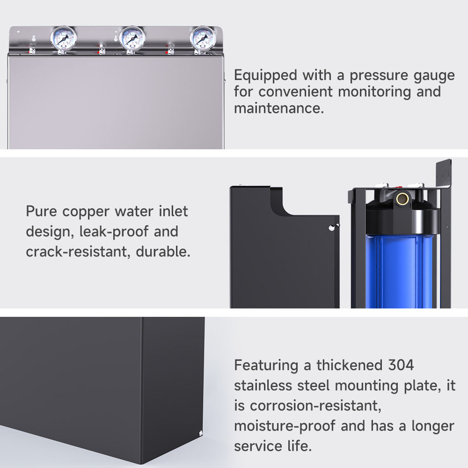 Wholewater Filters Australian 4.5"*20" 3-stage Whole House Water ...