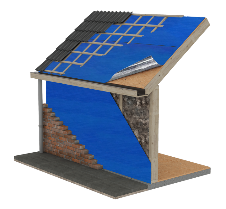 FR Reflective Roofing Membrane As Roof Sarking and Home Wrap Low ...