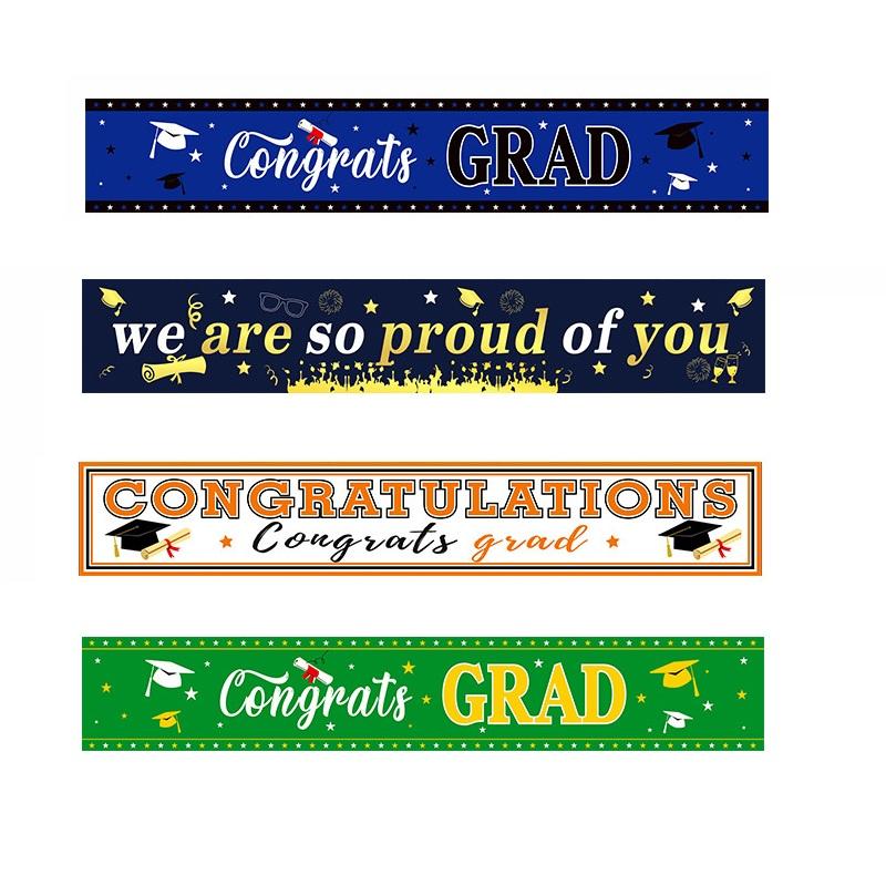2026 New Graduation Banner Party Backdrop Graduation Season School ...