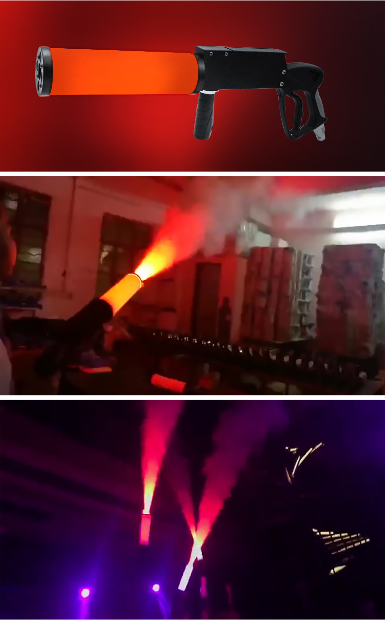 SBL LED DJ CO2 Gun Smoke Bar Night Scene Smoke Gun Atmosphere Props CO2 ...