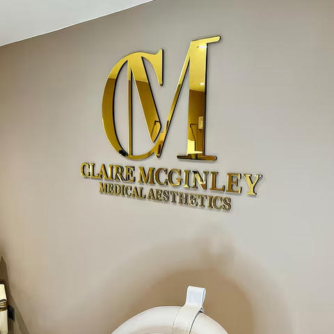 Wholesale Custom Business Logo 3D Metal LED Letters Sign