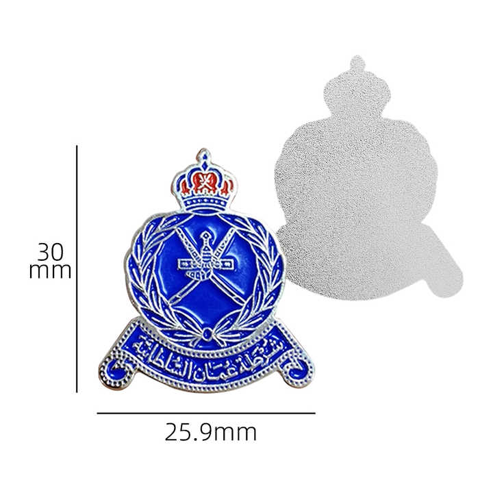 Factory Stock Oman Coat of Arms Pins Badges National Emblem Flag Enamel ...