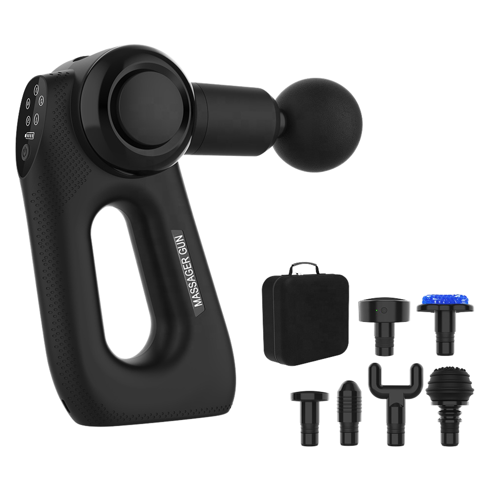 Professional Cordless Muscle Fascial Massage Gun Deep Tissue Sport ...