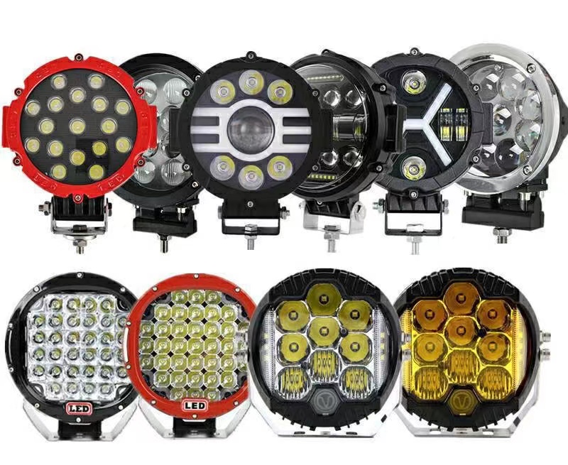 Truck JL Chevy Motor Offroad 4x4 Baja Light 9-32V 95W LED Laser Light ...