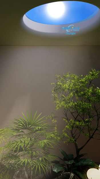 Circle Tuya Artificial Sun LED Circular Skylight Coelux