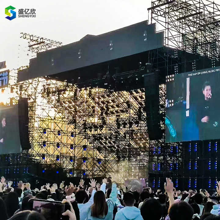 Aluminum frame spigot square truss display system DJ lighting truss ...