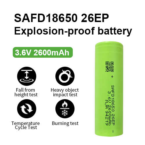 Hot Sale Cylindrical 18650 26ep Explosion Proof Lithium Ion Battery 3 ...