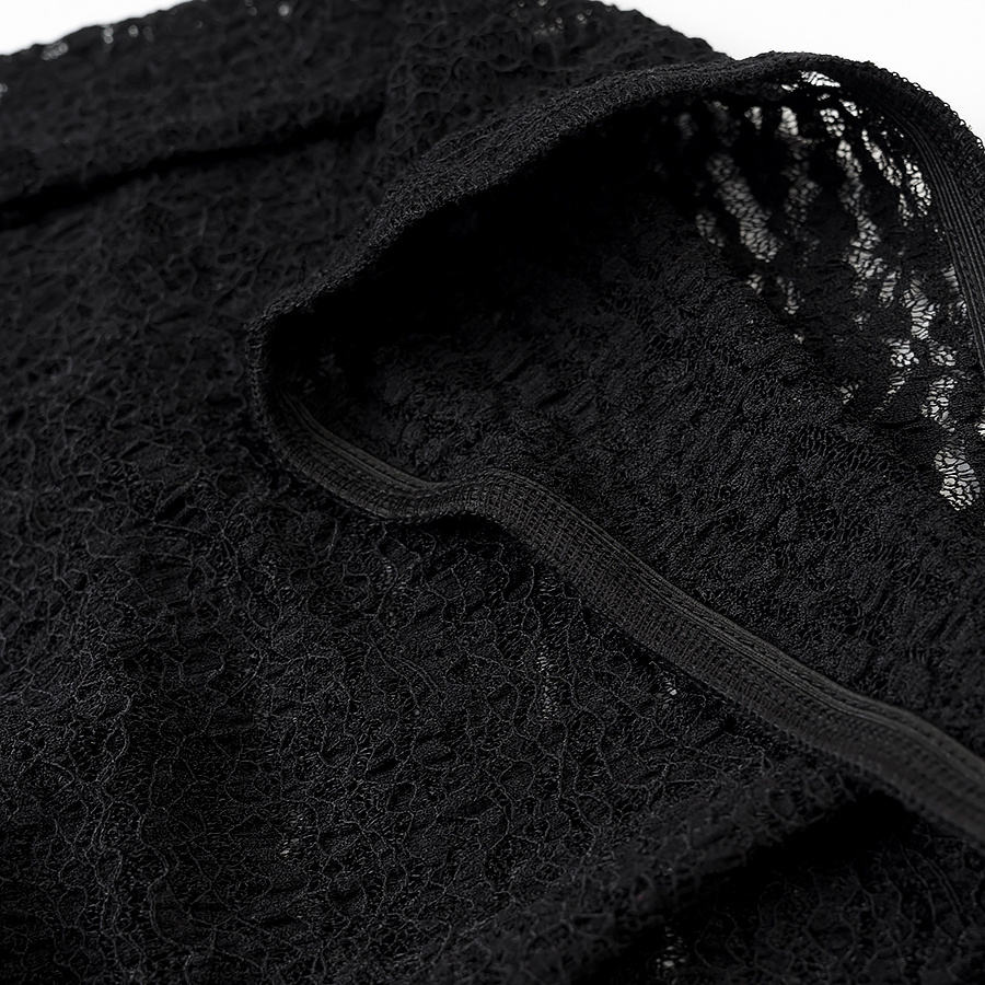 KAR&OT ZA 2025 Winter New Arrival Sexy Semi-Transparent Lace Midi Skirt ...