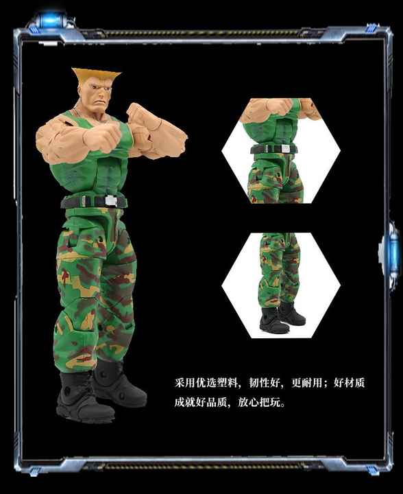 Street Fighter Guile for Neca Garage Kits Wang RYU GUILE People Moving ...