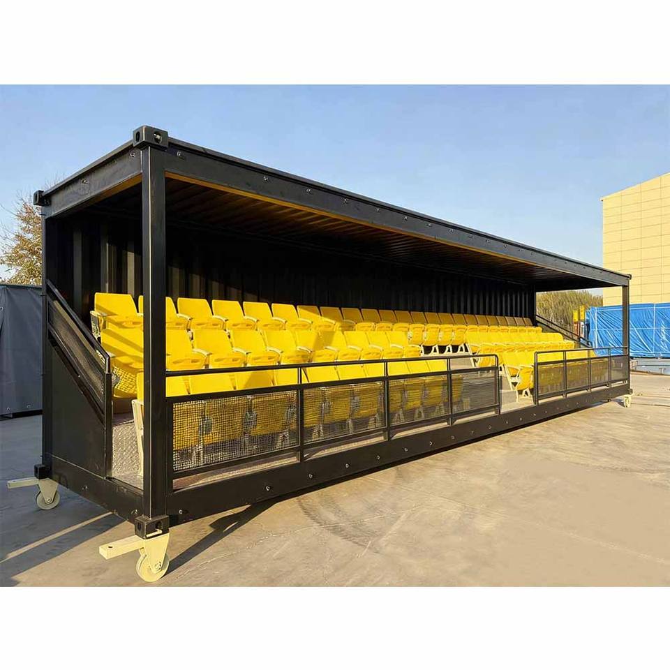 Stadium Seating Prefab Container Grandstand Mobile Spectator Stands ...