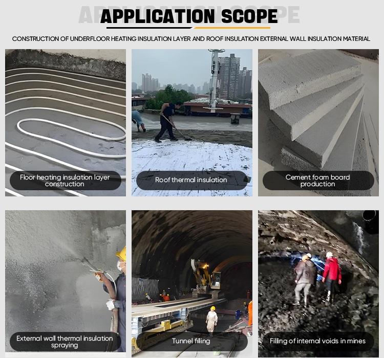 Roof Insulation Foamed Cement Delivery Pump Automatic Foaming System ...