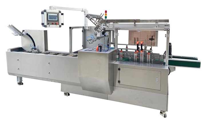 Food Boxes Gluing Packing Full Automatic Carton Gluing Packaging ...