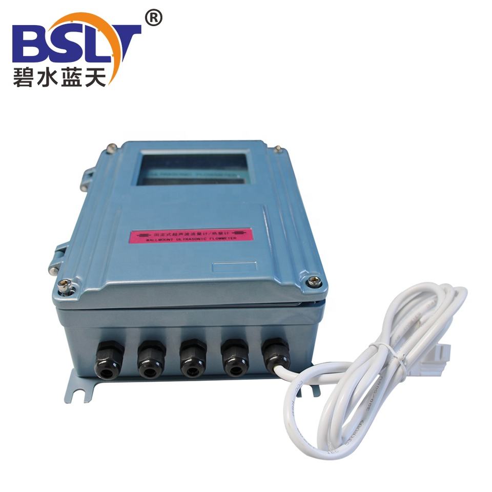 Wall Mounted Ultrasonic Flow Meter Fixed Clamp on Digital Flowmeter for ...