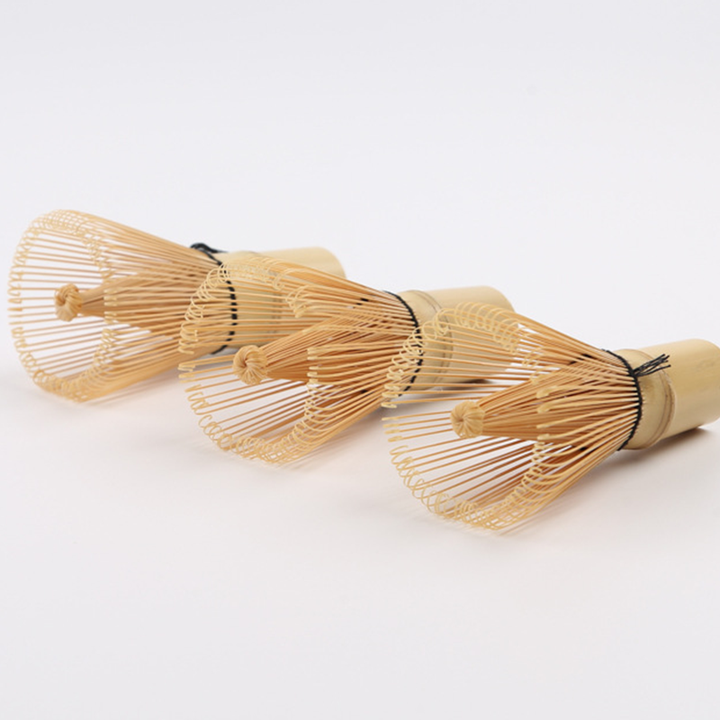 Natural Bamboo Tea Whisk Matcha Brush Set 80/100/120 Prongs Handmade ...