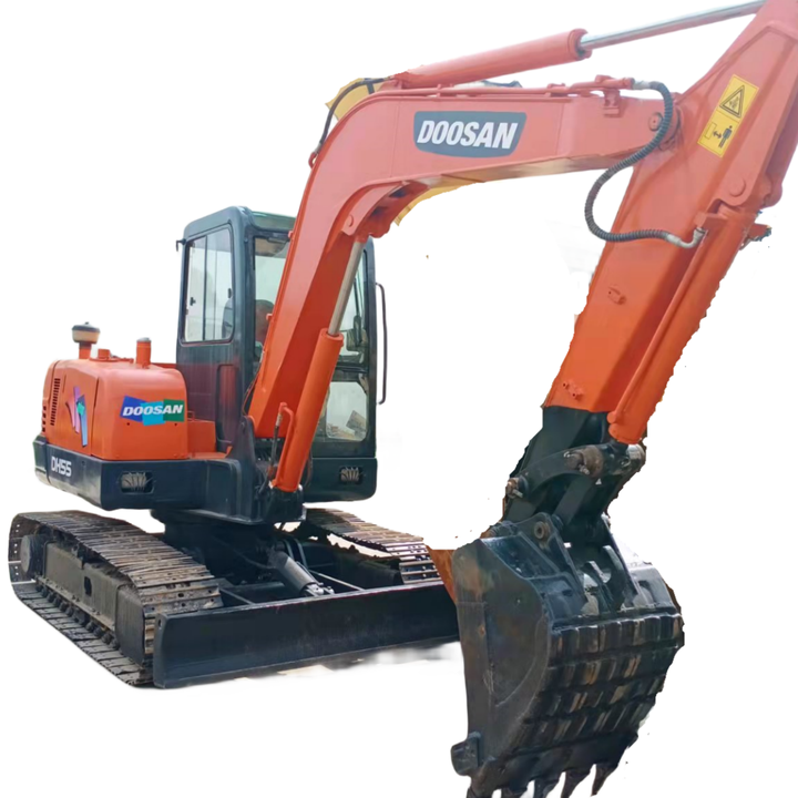 Used Doosan DH55 excavators original Korean engine Doosan DH55 Crawler ...