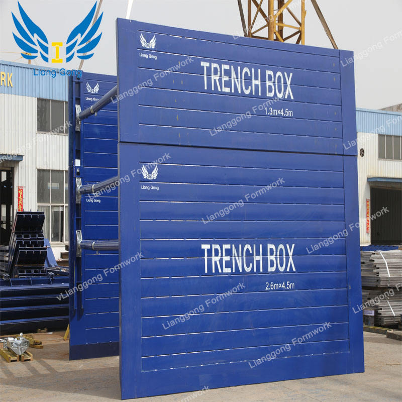 Versatile Adjustable Steel Safe Manhole Trench Box Formwork Panel ...