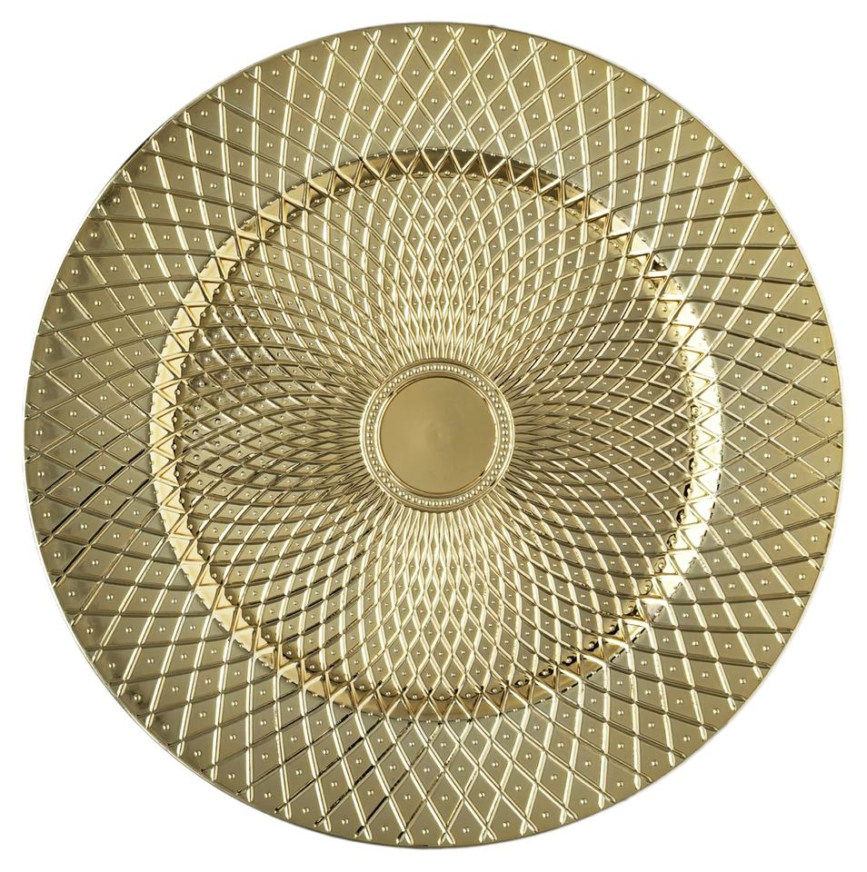Luxury European Creative Disposable PP Charger Plate for Home Western ...