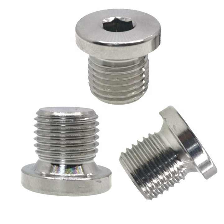 DIN 908 Hexagon Socket Screw Plugs with Collar,Stainless Steel Countersunk End Plug With Flange ...