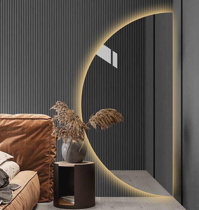 Thriking Glass LED Mirror - Customizable, Frameless Design