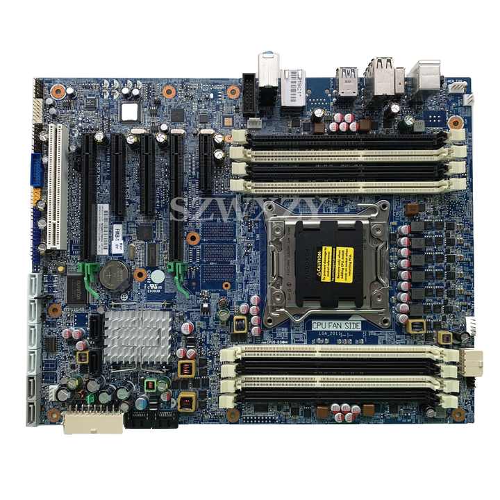 For HP Z420 WorkStation Motherboard the V2 CPU X79 C602 Socket 2011 ...