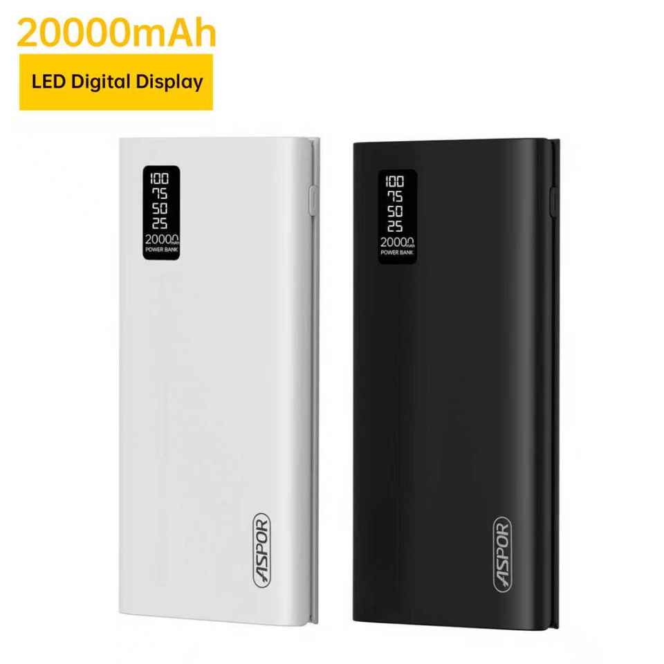 OEM 20000mAh Power Banks Portable 20000mAh Mobile Power Bank with Dual ...