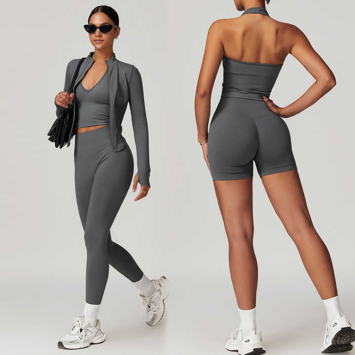 Seamless Gym Wear - Yoga Set Workout Two Pieces Sport Joggers