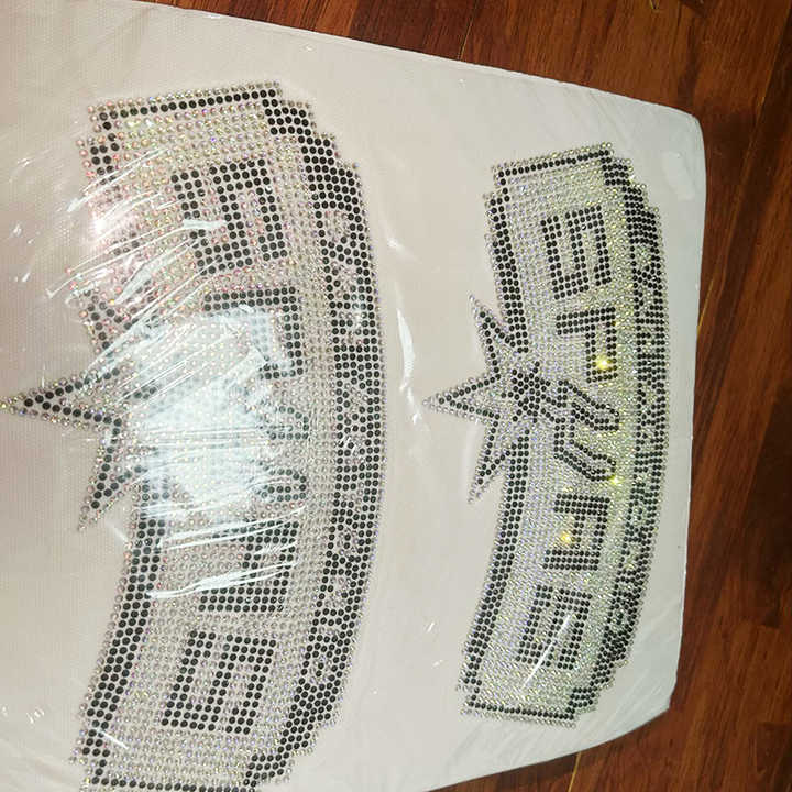 Hot fix Bling New Spurs designs Heat transfer Crystal AB San Antonio ...
