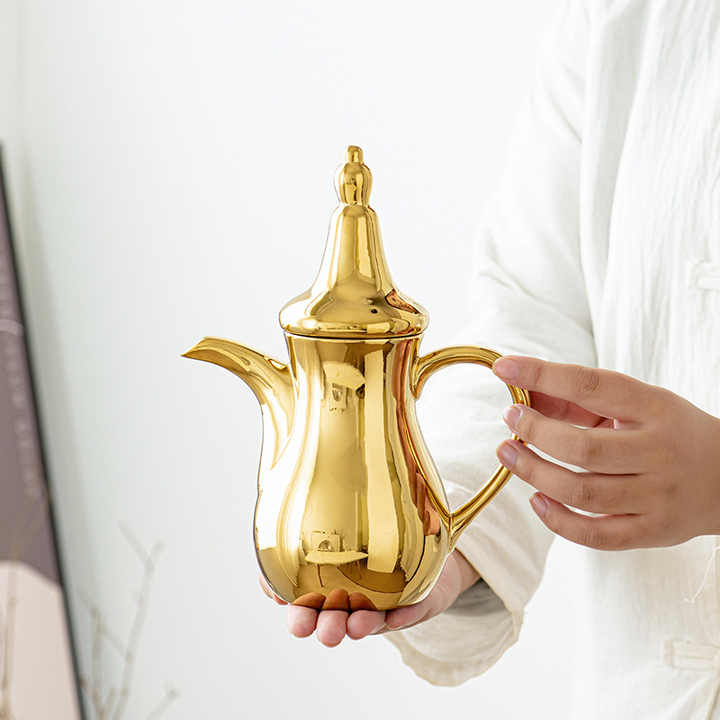 Modern Luxury Ceramic Middle East Pot Dara Pot for Arabian Coffee ...