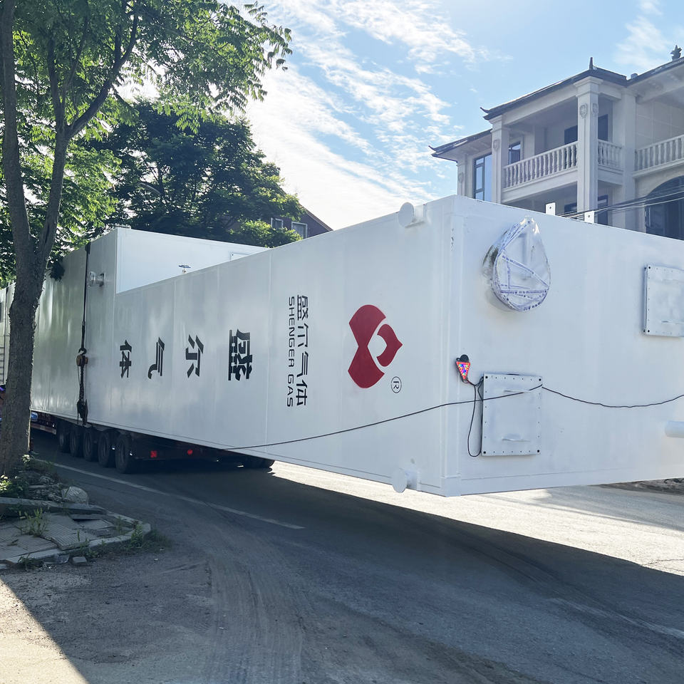 Shenger Gas Cryogenic Cold Box Engine High Purity 99% Nitrogen Oxygen ...
