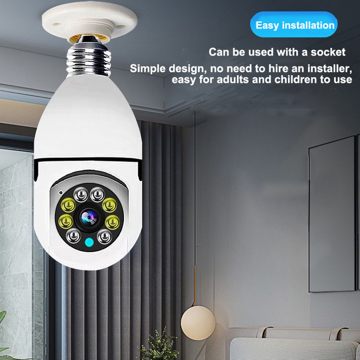1296P 360-degree Rotatable Smart Security Wireless IP Camera Color ...