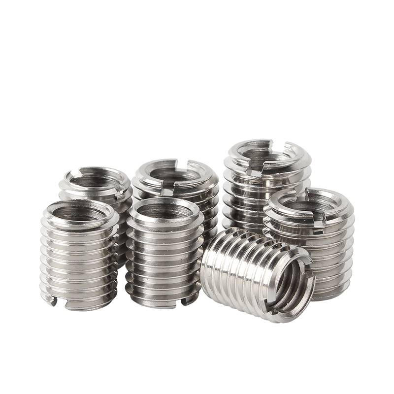 304 Stainless Steel Slotted Self-Tapping Thread Inserts Helical Insert ...