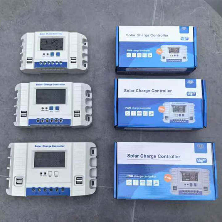 GCSOAR NT6024-50A 12v 24v Intelligent Solar Panel Battery Inverter Charger Controller 50A PWM ...