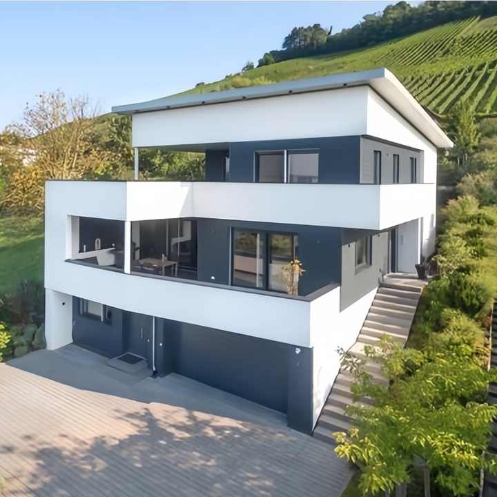 Luxury Two-Storey Steel Frame Prefab Steel Structure Building for ...