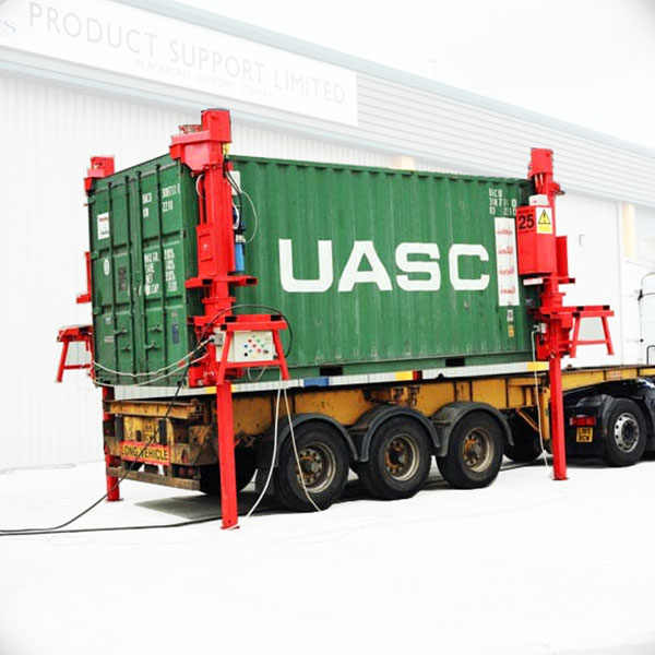 Container Jack Lift Equipment - Remote Control Hydraulic Lift