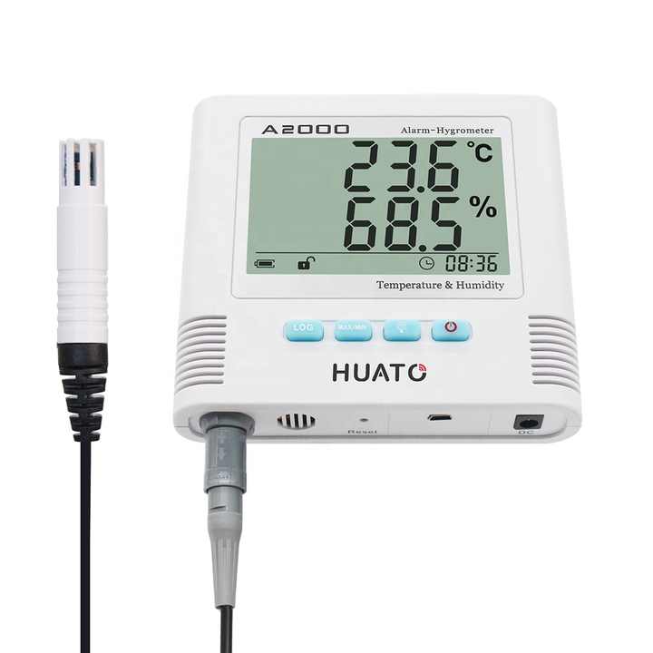 Digital Alarm Temperature Humidity Sensor - HUATO A2000-EX