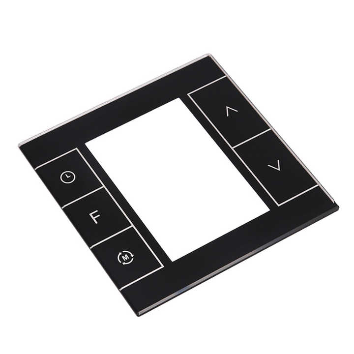 Custom Design 86 Switch Touch Glass Panel High Quality Screen Printing ...