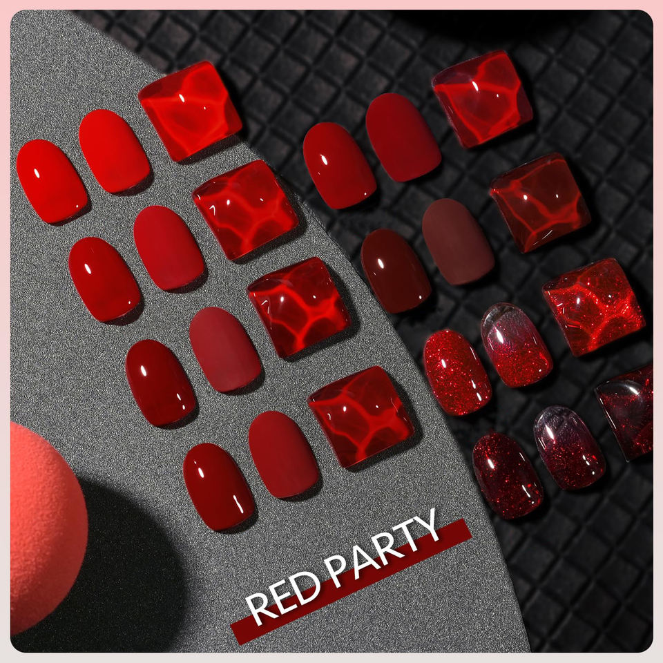 Ms Rainbow Nail Polish Glue Set DIY Use Non-toxic Long Lasting UV Nail ...