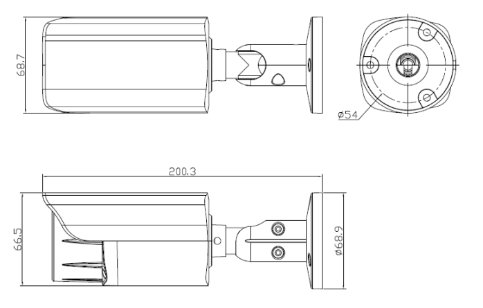 CCTV Security Network Internal mic OEM 4MP Hik Compatible Full Metal ...