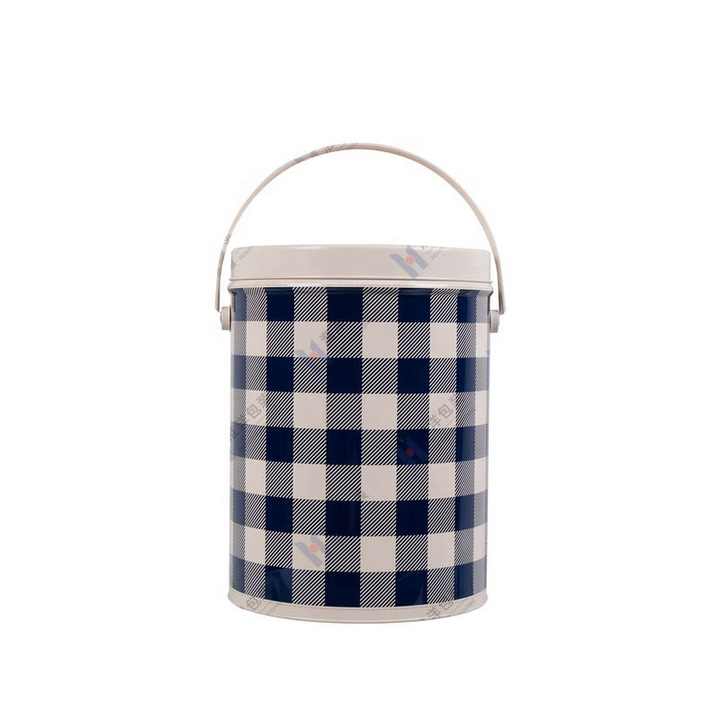 Japan design Durable Round metal barrel 12 Liters tin lunch box picnic ...