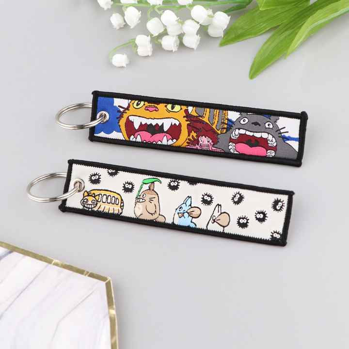 Anime Totoro Little Coal Ball Keychain - Cute Promotional Gift