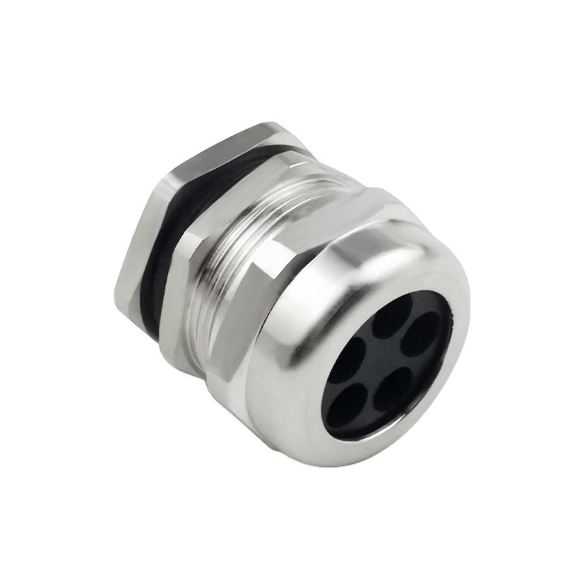 Multi Core 2 Hole Cable Gland Pg Stainless Steel Porous Gland M12x1.5 ...