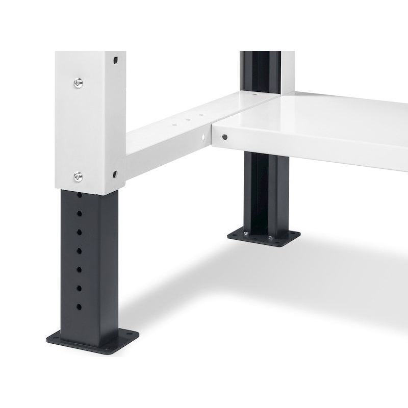 Fami Master BR 200cm adjustable workbench with wooden top and 3 drawers ...