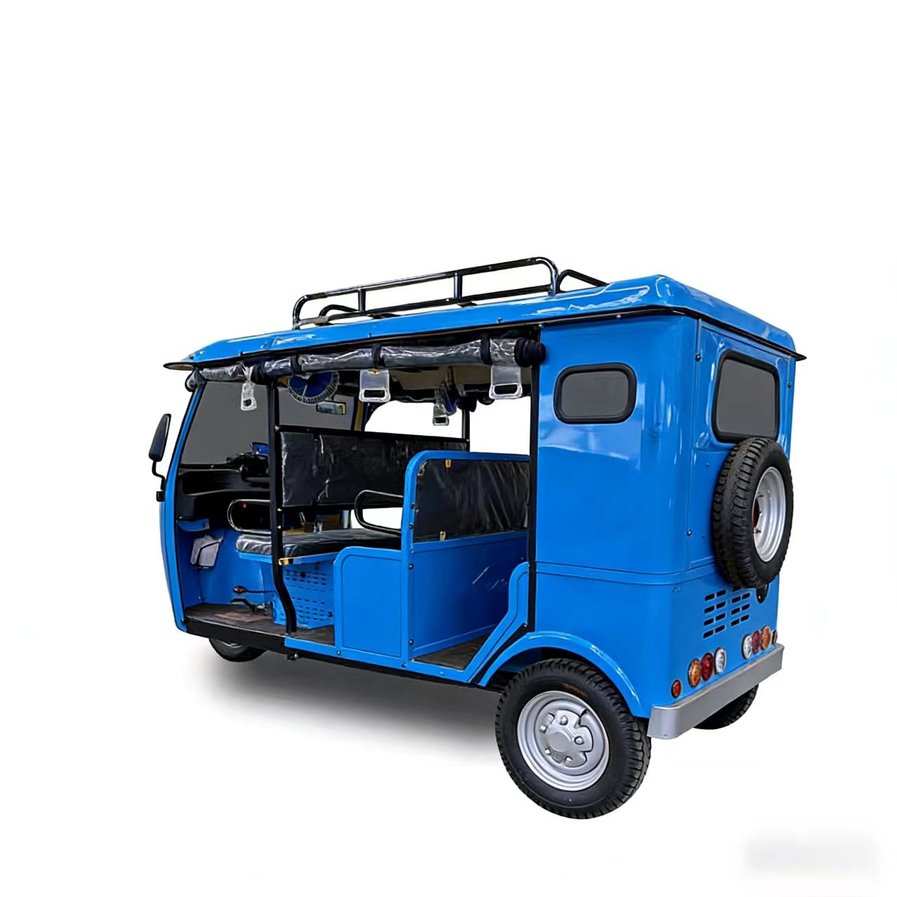 Electric Tuk Tuk - 7 Seater Closed Cargo Passenger Vehicle
