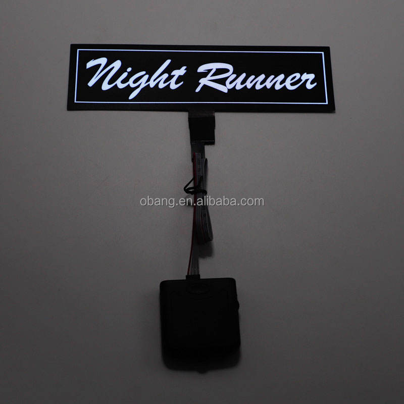 EL car luminous stickers electric stickers luminous led luminous 5-star ...