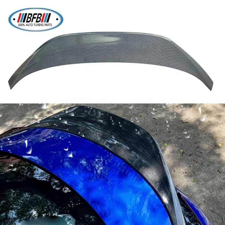 Honeycomb Carbon Fiber Rear Spoiler for Subaru BRZ & Toyota GR86