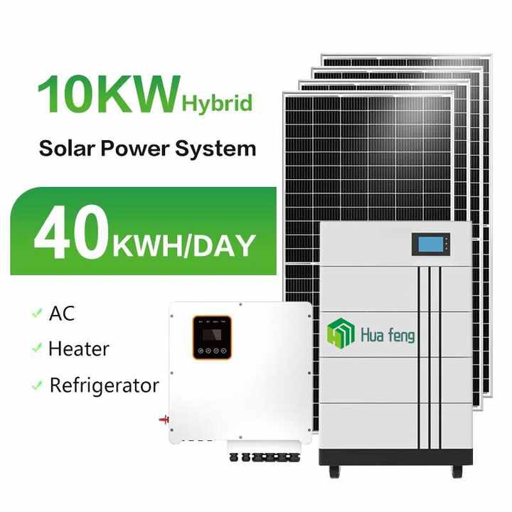 Hybrid Photovoltaic Home off Grid Solar Energy Systems