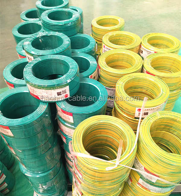 H05V-K/H07V-K Single Copper Electric Wire Electrical Cable 0.5mm-25mm PVC Insulated RV Model ...