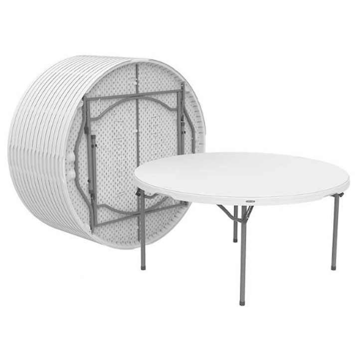 Wholesale 8-10 Seats Granite White HDPE Plastic 150cm 60 Inch Banquet ...