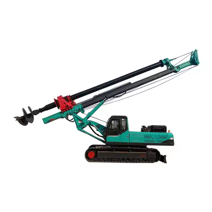 Rod Mini Bore Pile Hydraulic Rotary Piling Drilling Rigs Machine30m ...